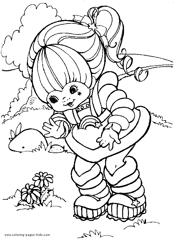 Rainbow Brite Color Page Cartoon Color Pages Printable Cartoon 