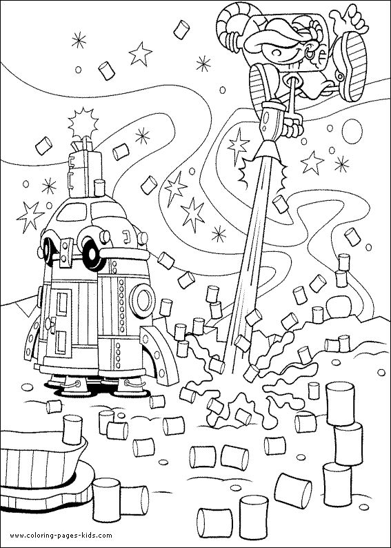 code name kids next door coloring pages