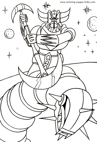 Goldorak Goldrake Colorier Mazinga Colorare Capitaine Flam Actarus ...
