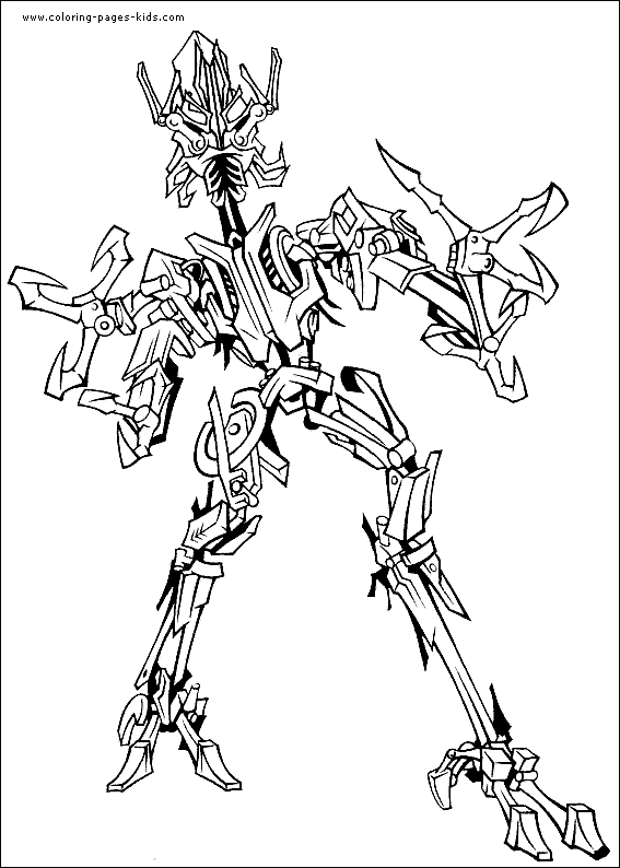 Transformers color page - Coloring pages for kids - Cartoon characters ...