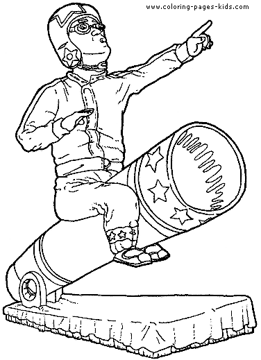 acrobat coloring pages