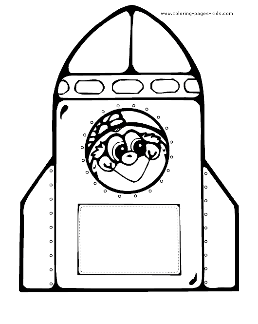 free printable space shuttle coloring pages